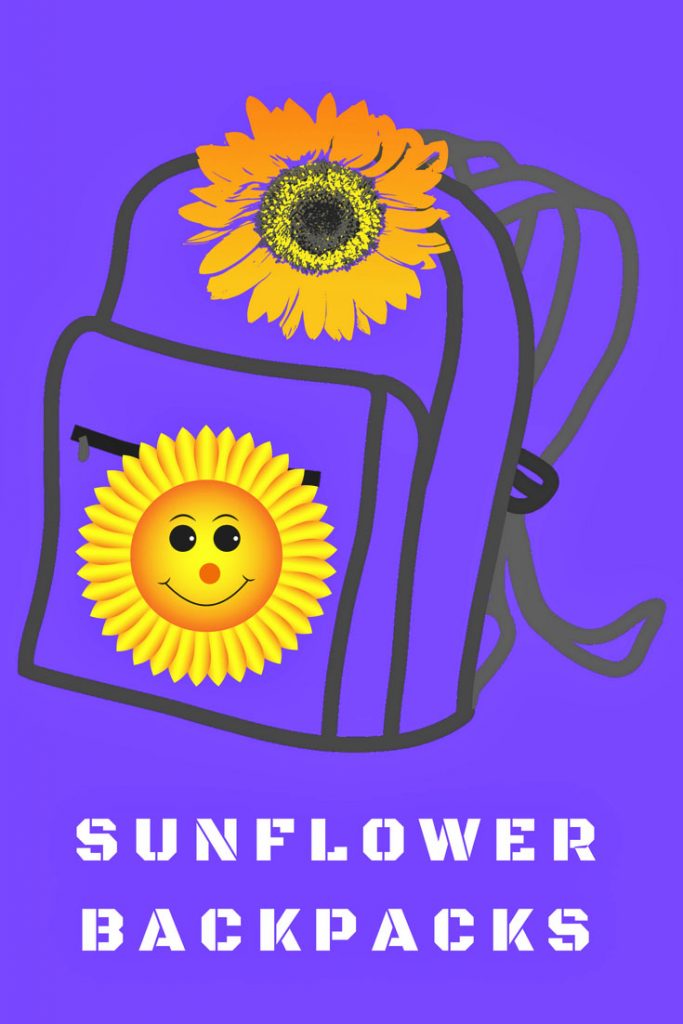 Sunflower Backpack Ideas For Sunflower Lovers - Sunflower Gifts